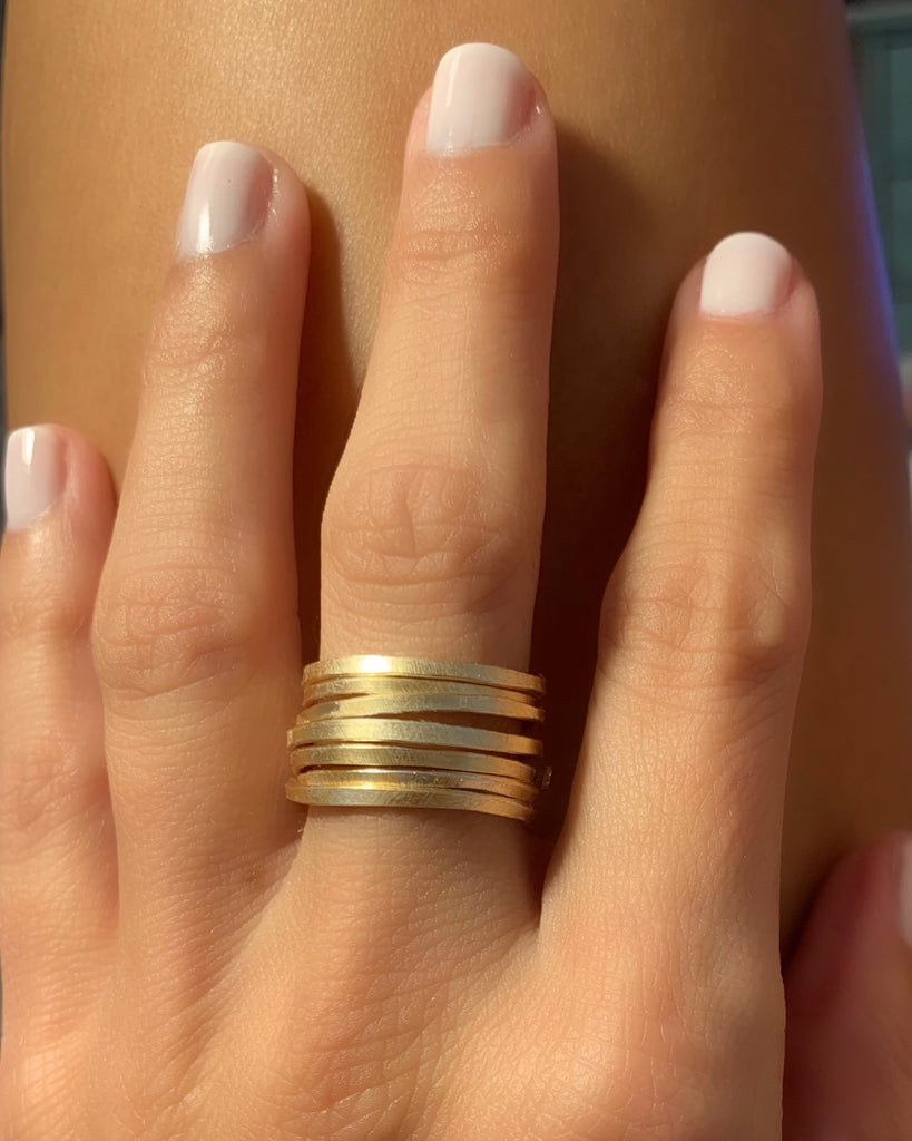 Hammered Raw Wrap Ring – Kami Lerner